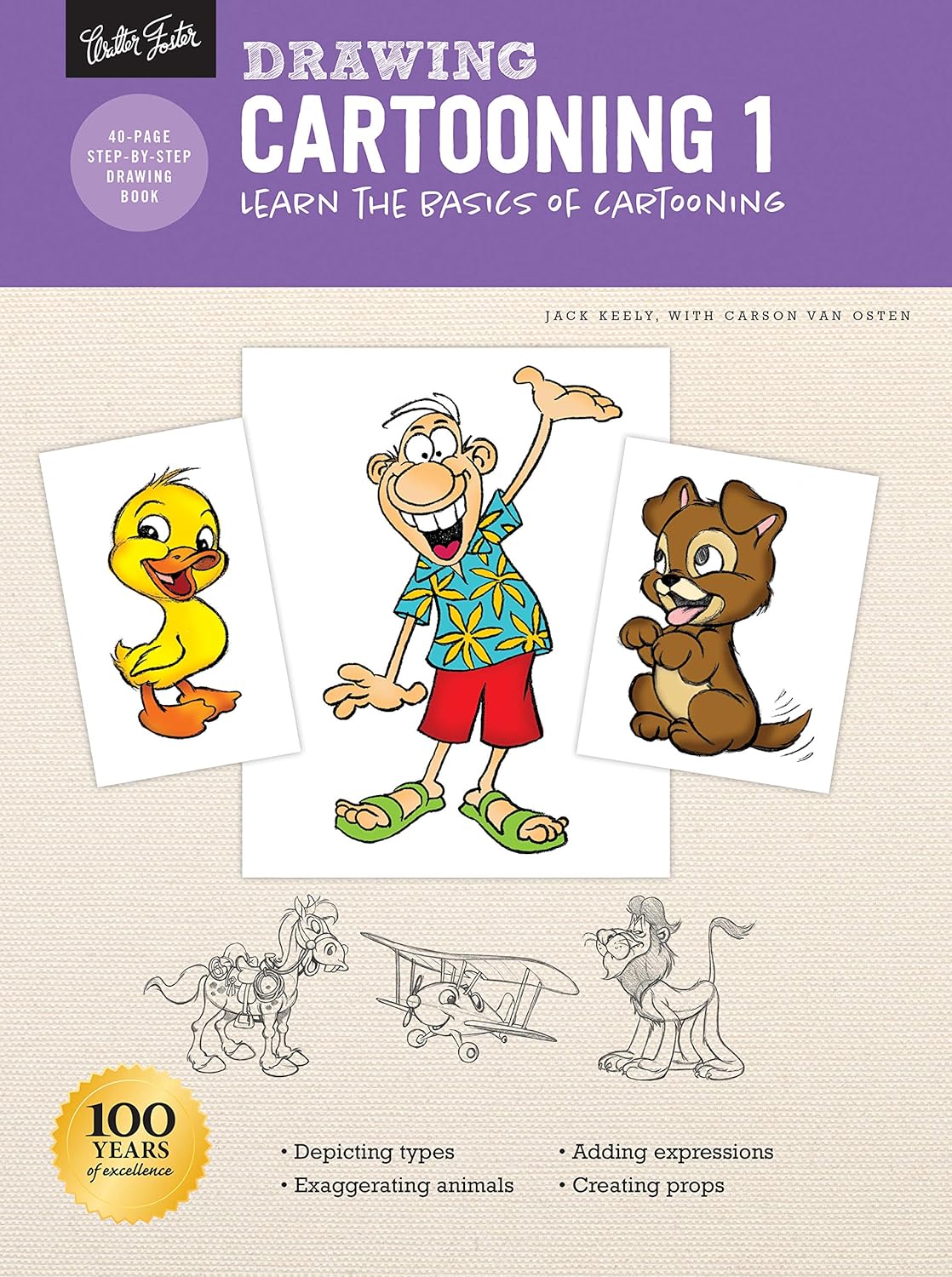 Amazon.com: Drawing: Cartooning 1: Learn the basics of cartooning (How ...
