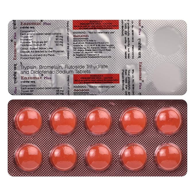 Enzomac Plus- Strip of 10 Tablets : Amazon.in: Health & Personal Care