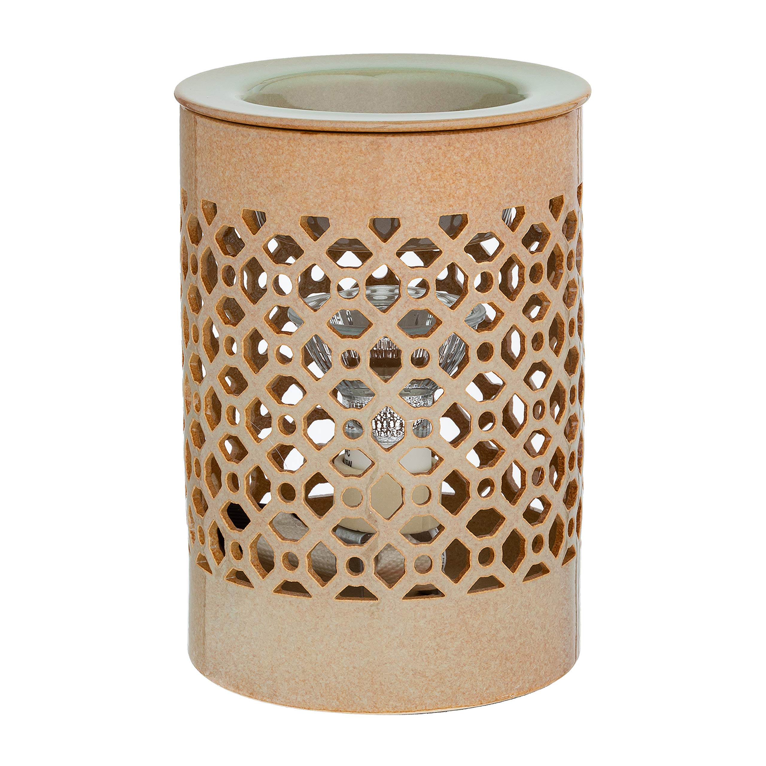 Amazon.com: Ceramic Electric Candle Warmer (Sage Brush) | On/Off Switch ...