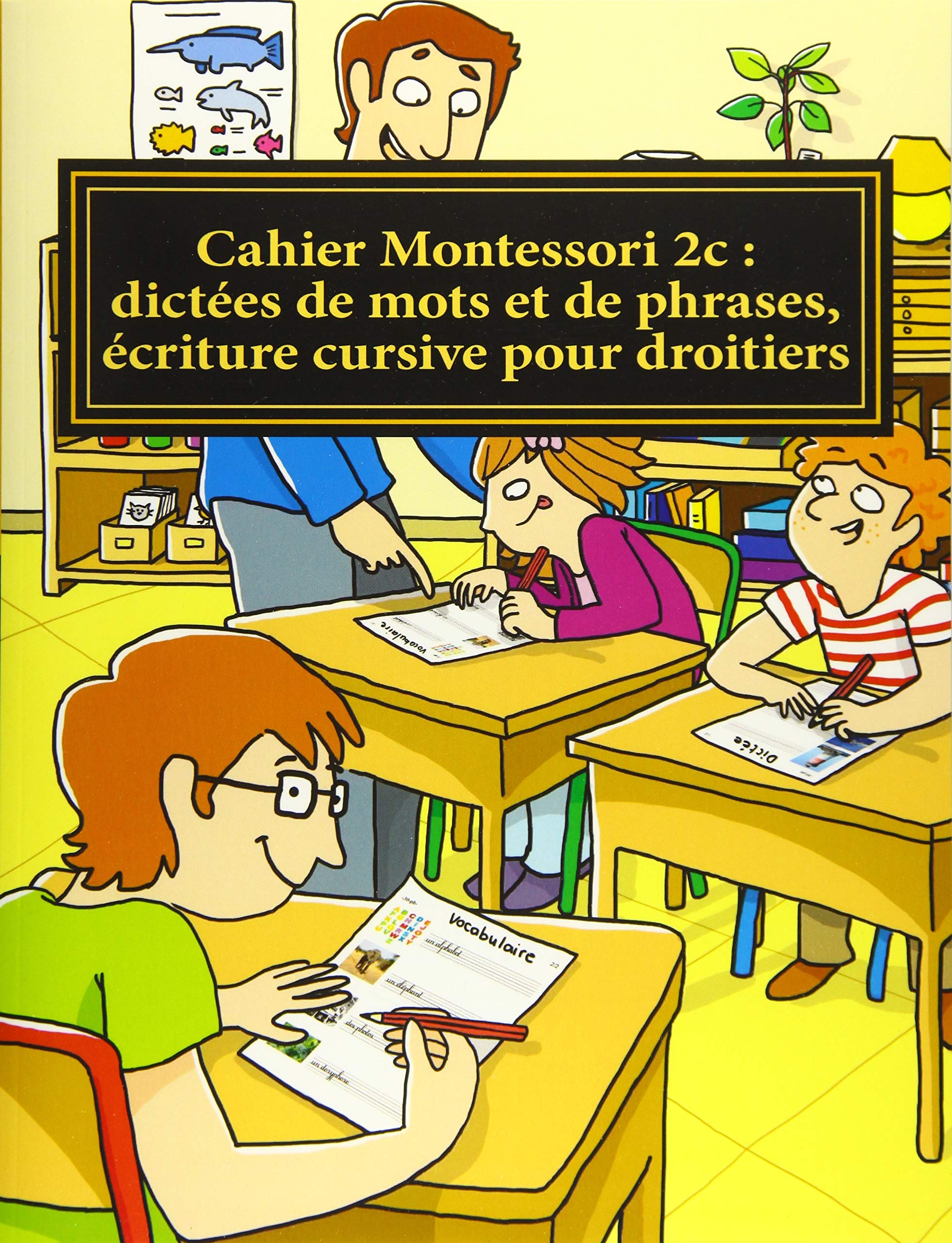 Buy Cahier Montessori 2c : dictées de mots et de phrases, écriture ...