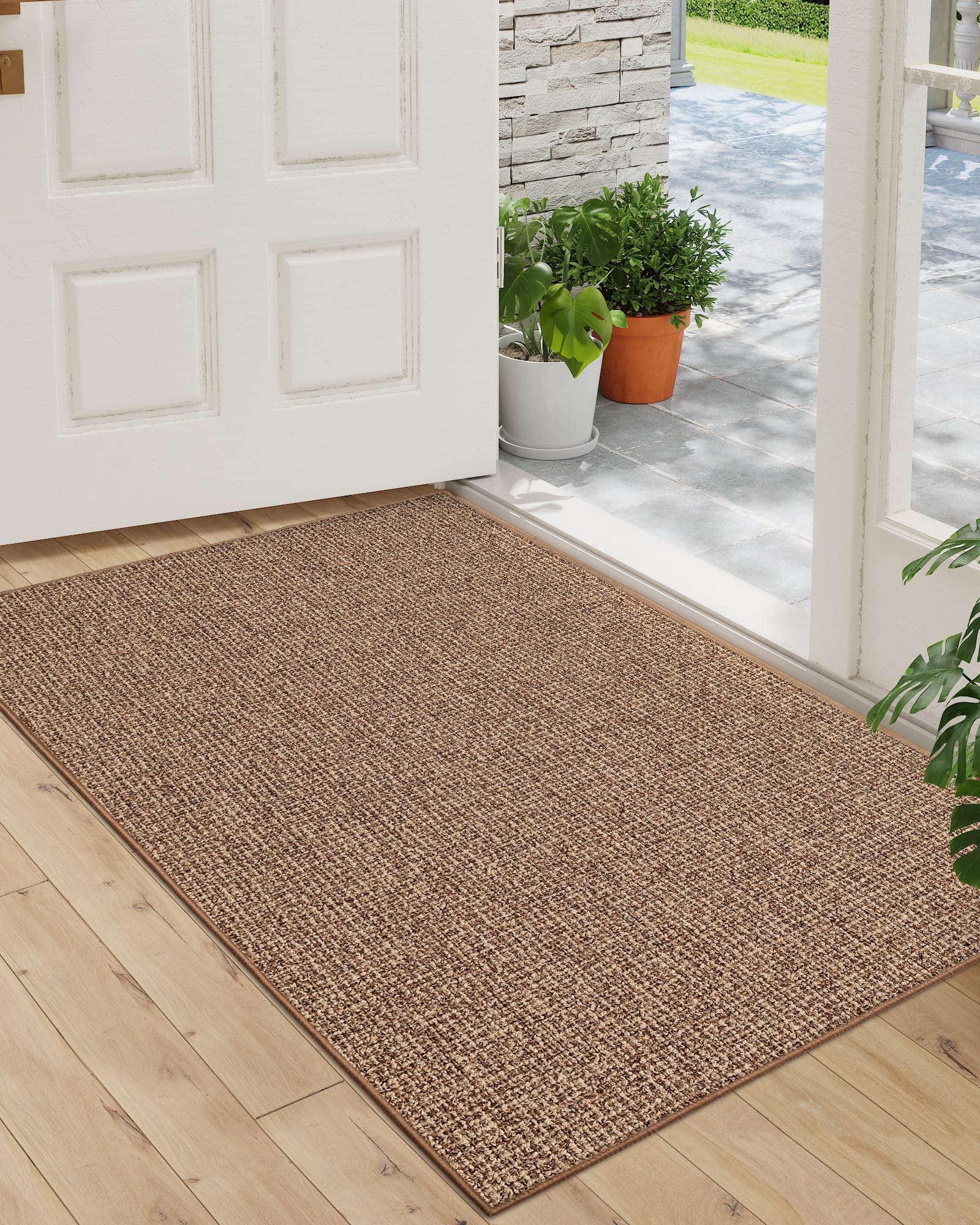 Amazon.com: LUMI Indoor Ultra Thin Door Mat, Low Profile Inside Door ...