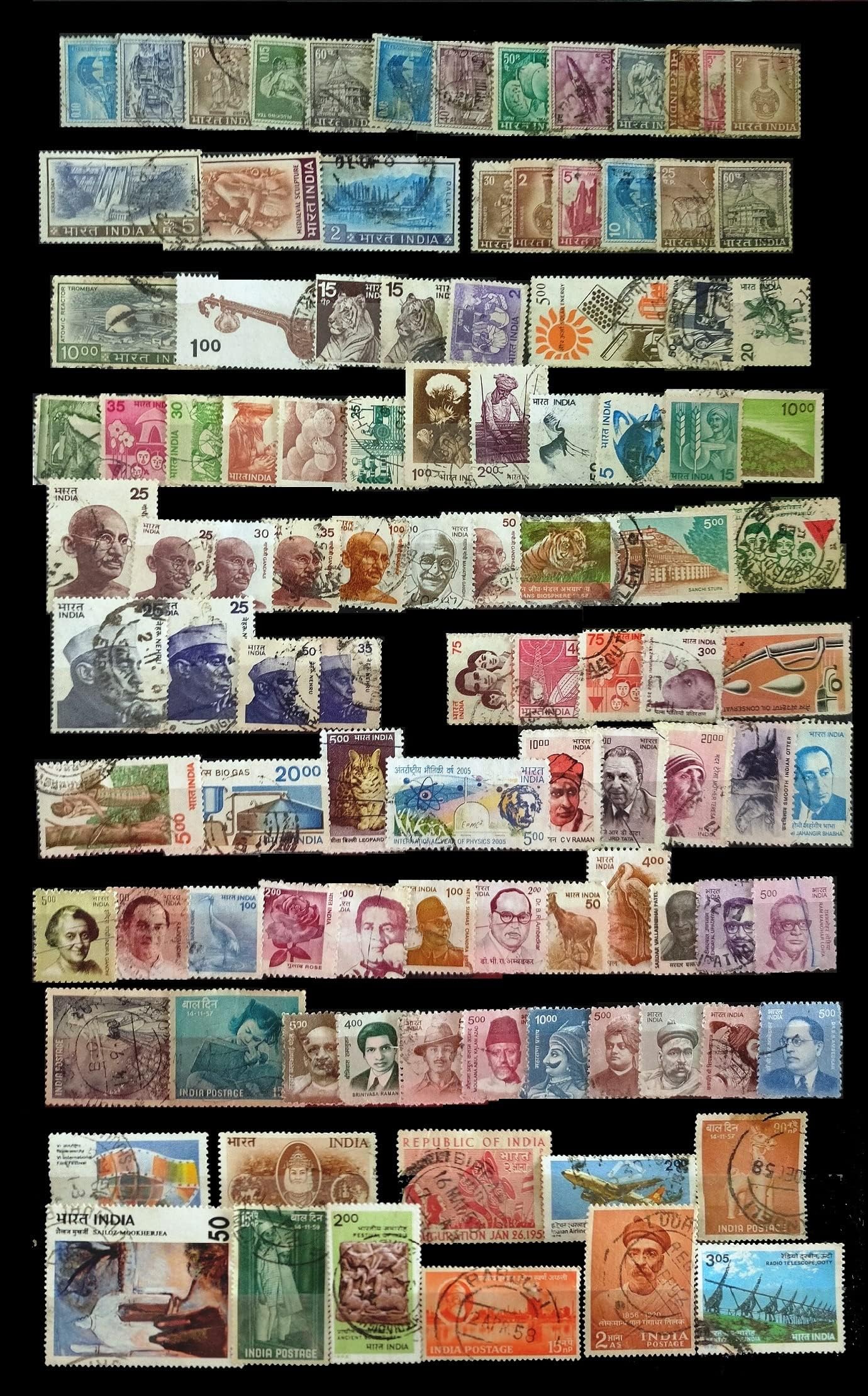 ISC~ India 2022 Year Pack - Complete Set of 39 MNH Stamps, All Genuine ...