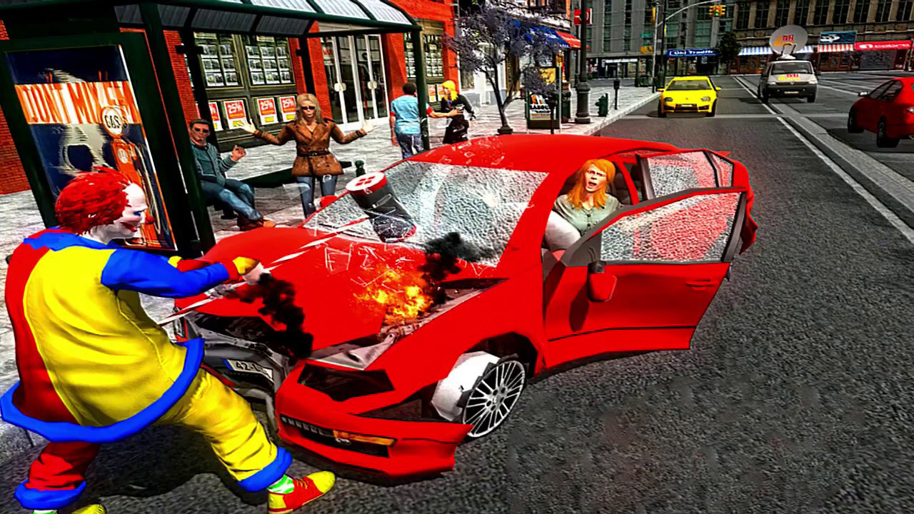 Criminal Clown Escape Survival Simulator 3D: Thrilling Vegas Crime ...