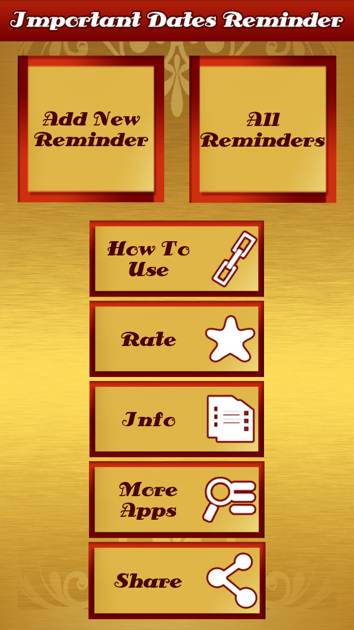 Important Dates Reminder - App on Amazon Appstore