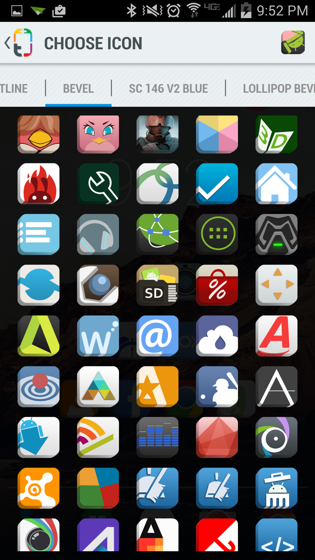 Icon Pack 3D Bevel - App on Amazon Appstore