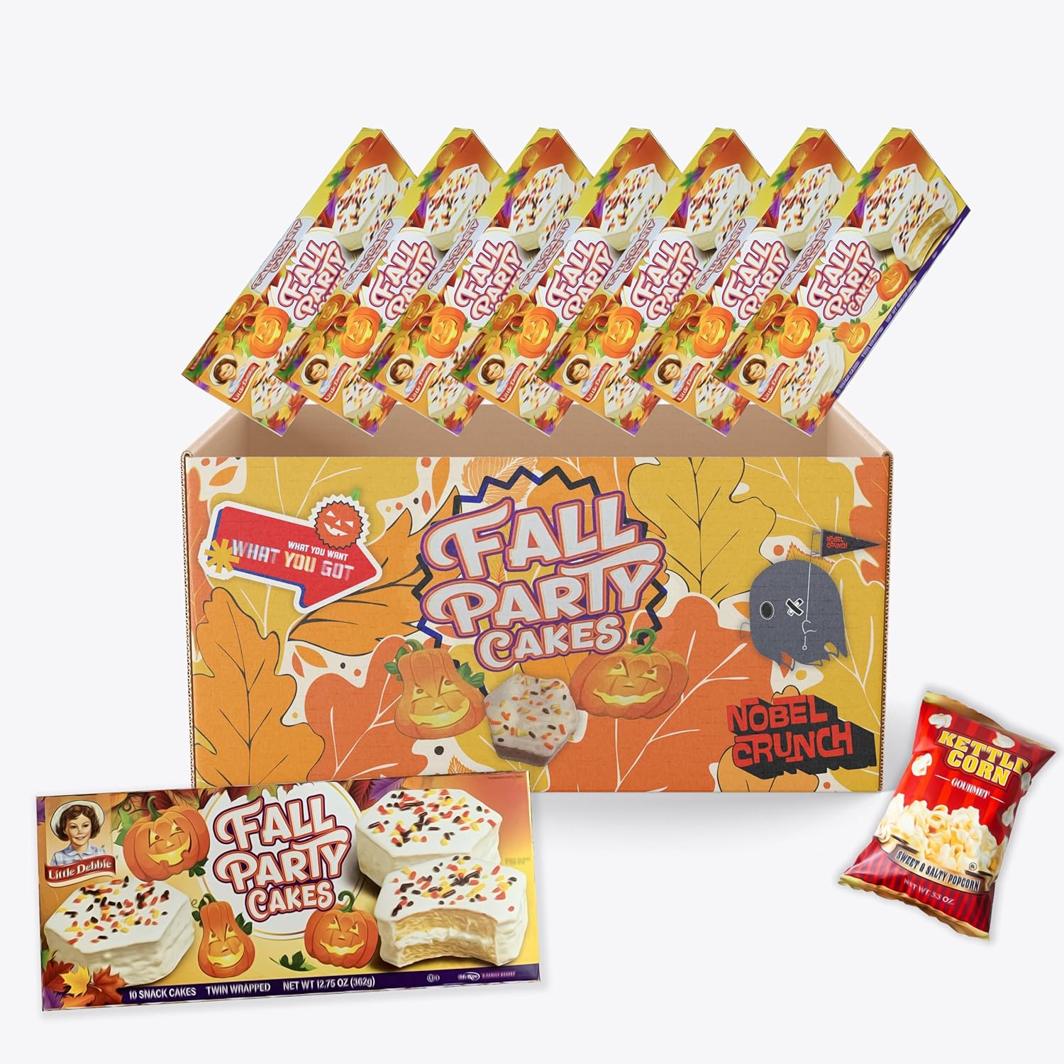 Amazon.com: Vanilla Fall Party Cakes (6 pack, 10ct, 60 cakes) - Sweet ...
