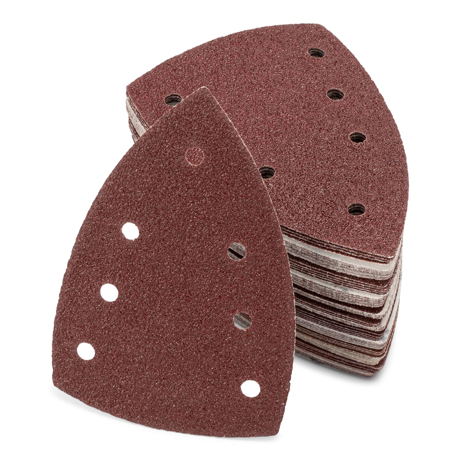 Sandpaper | 60 Sheets | 100 x 150 mm | 7 Hole | Mixpack | 10 x Grit 40 ...