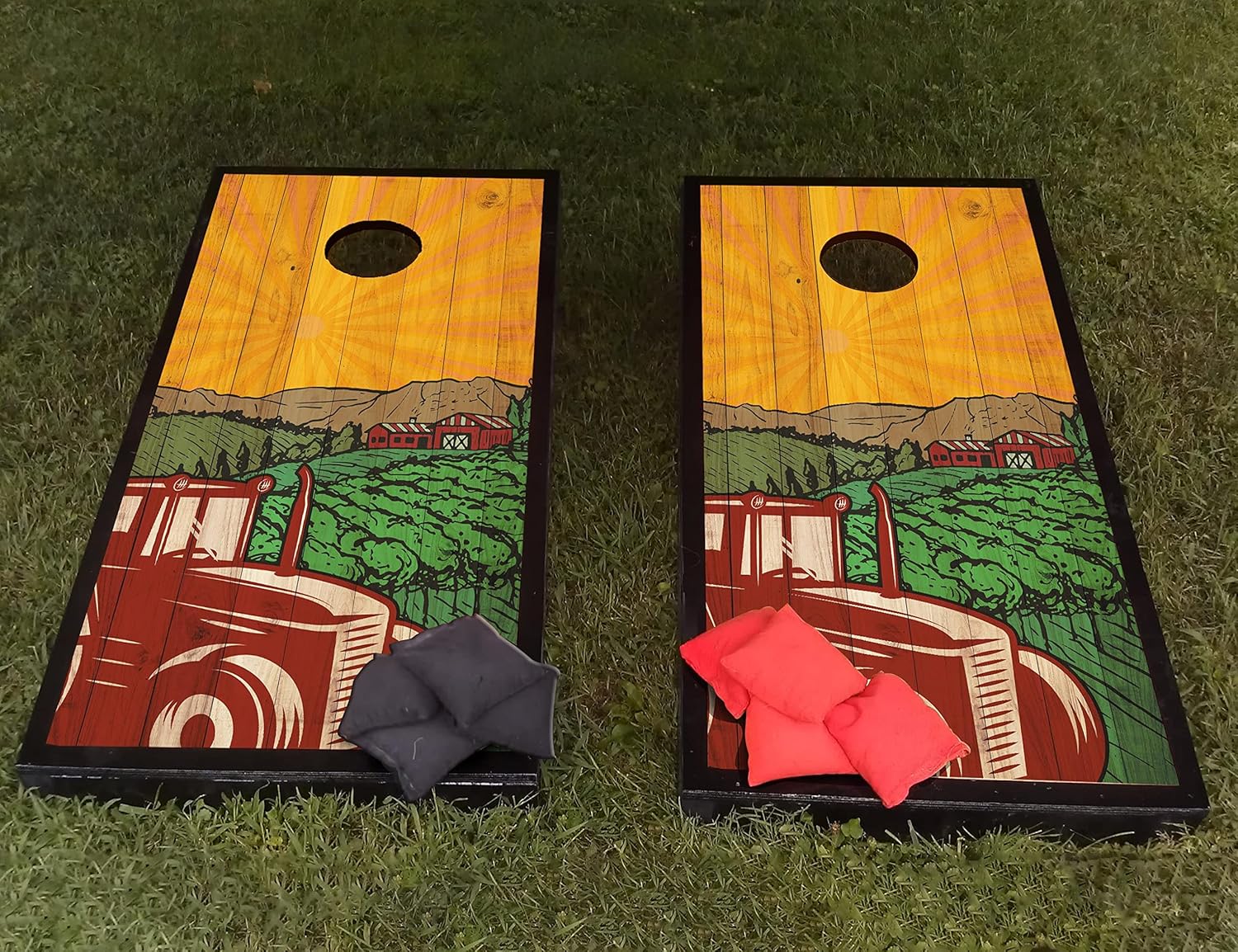 Amazon.com : AdesiivoStudio Custom Cornhole Wraps for Boards Collection ...