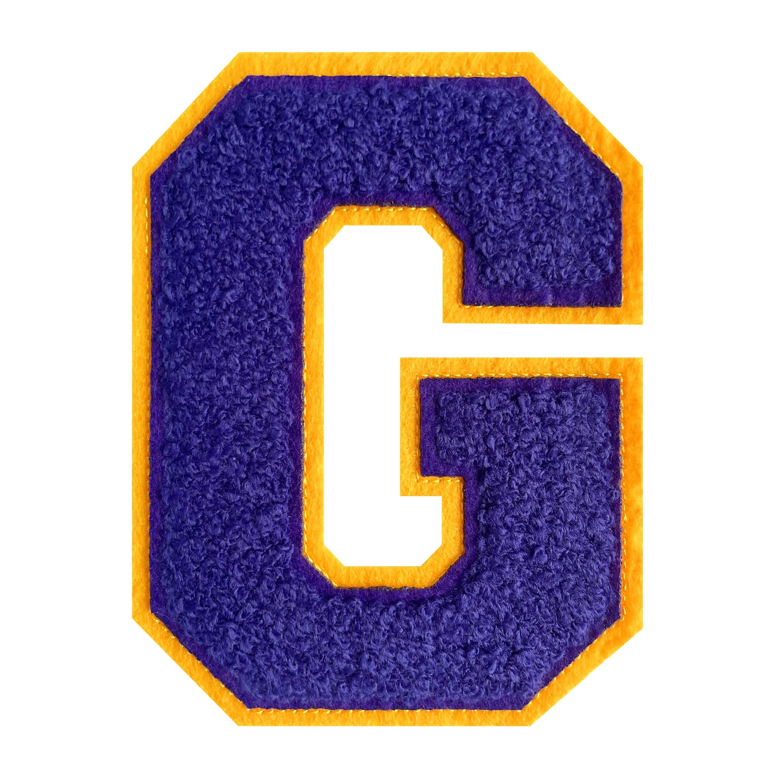 Amazon.com: Chenille Letter Patches Purple Varsity Letter Patches 4-1/2 ...