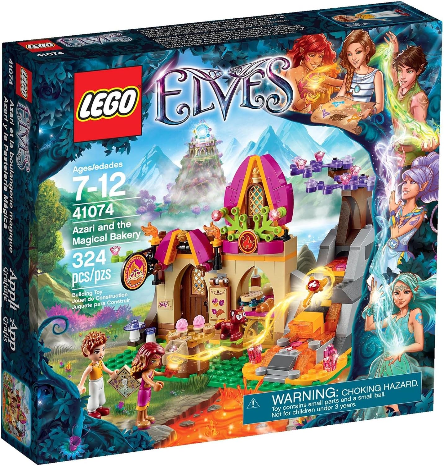 Amazon.com: LEGO Elves Azari and The Magical Bakery 41074 : Toys & Games