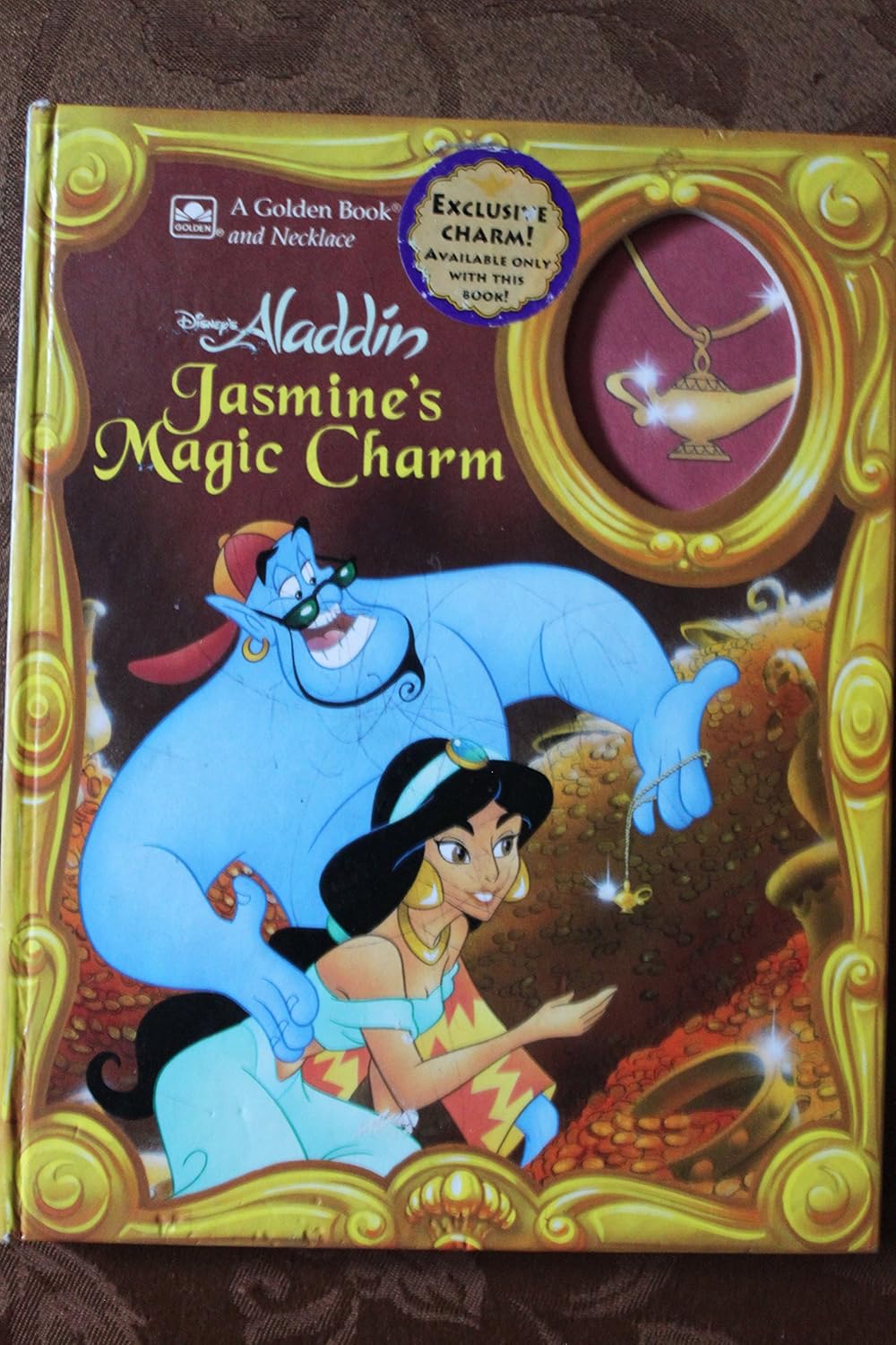 Buy Disney's Aladdin: Jasmine's Magic Charm/Book and Necklace Book ...
