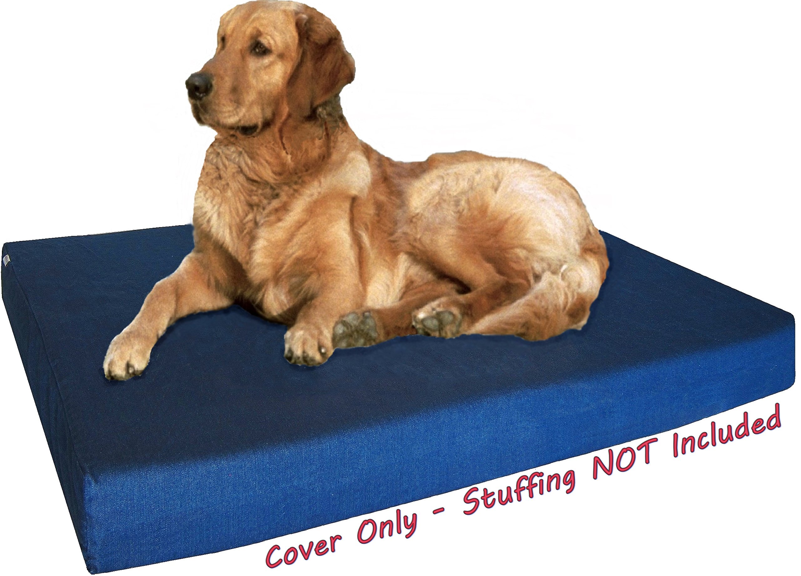 Dogbed4less DIY Durable Blue Denim Pet Bed External Duvet Cover and ...