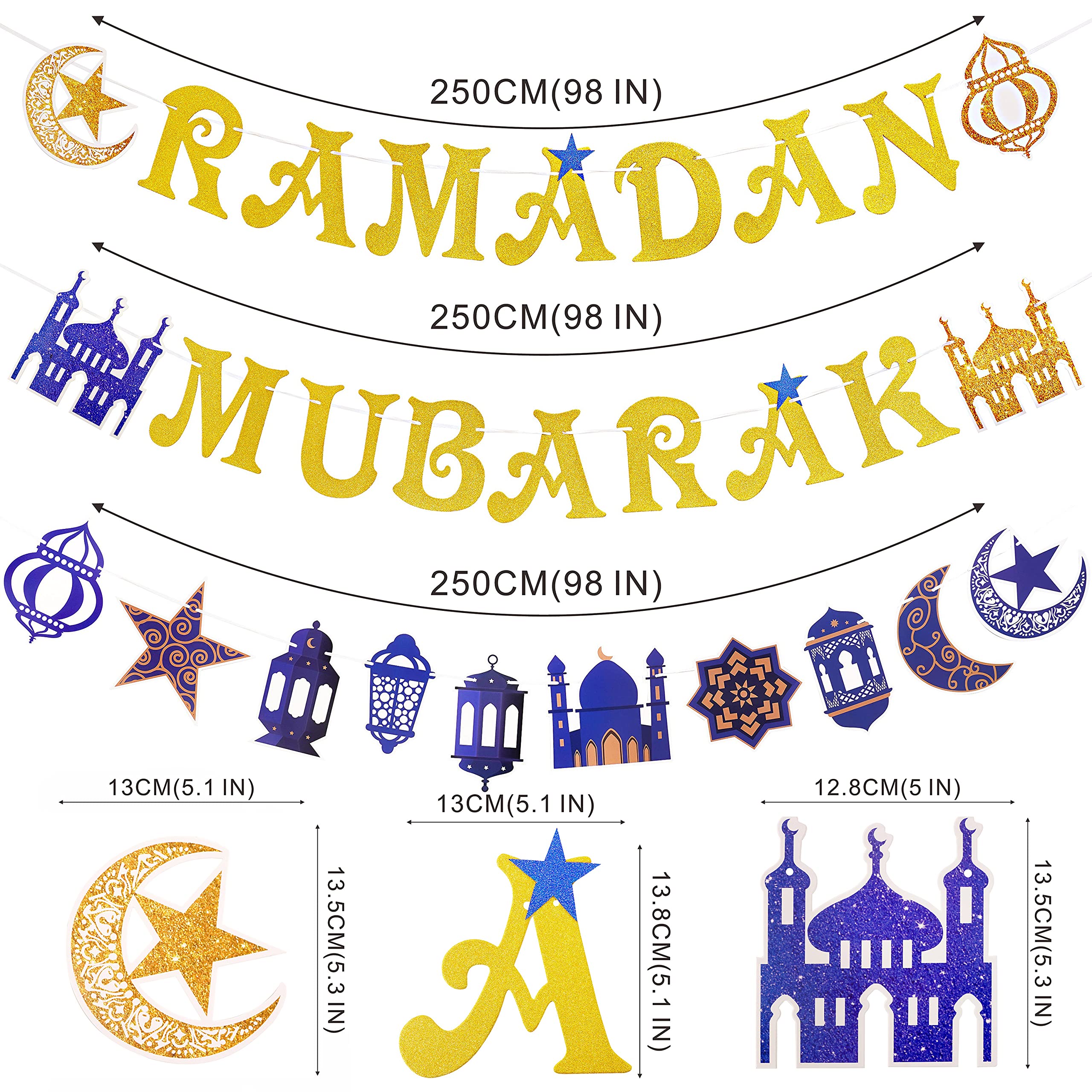 Ramadan Decorations, Ramadan Mubarak Banners, Ramadan Decorations for ...