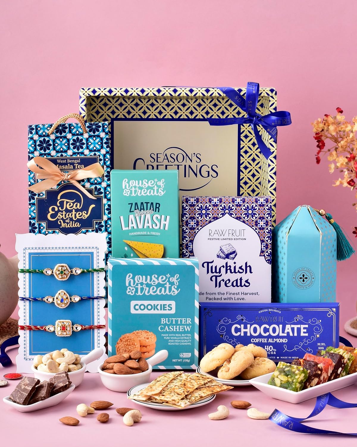 HyperFoods® Rakhi For Brother Gift Hamper For Brother for Raksha ...