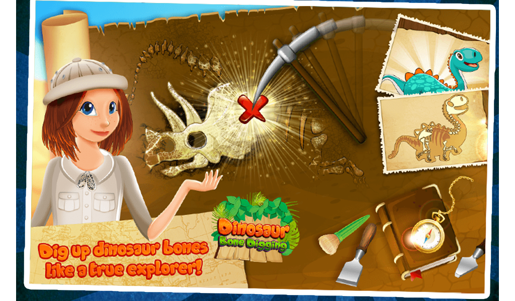 Dino Bones Digging - Young Explorers - App on Amazon Appstore