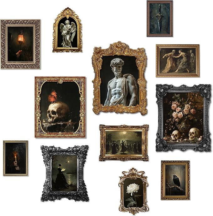 Amazon.com: Skyists Dark Academia Decor Gothic Home Decor Aesthetic ...