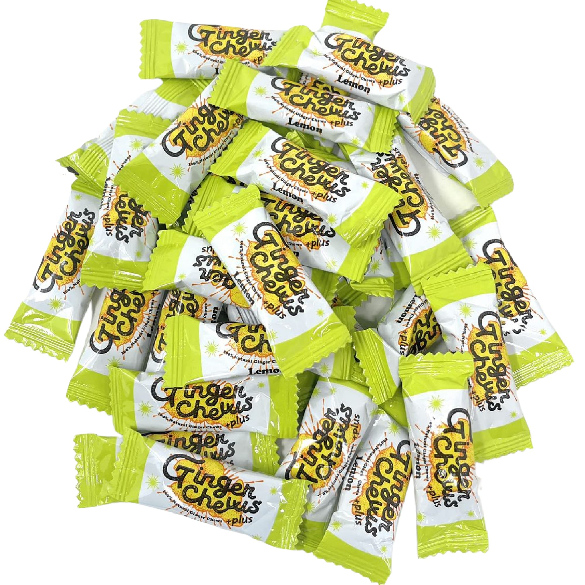 Amazon.com : Fusion Select 1Lb Lemon Ginger Chews - Sweet Soft Candied ...
