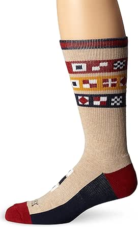 Amazon.com: SPERRY Men's Nautical Stripe Crew Sock : Clothing, Shoes ...