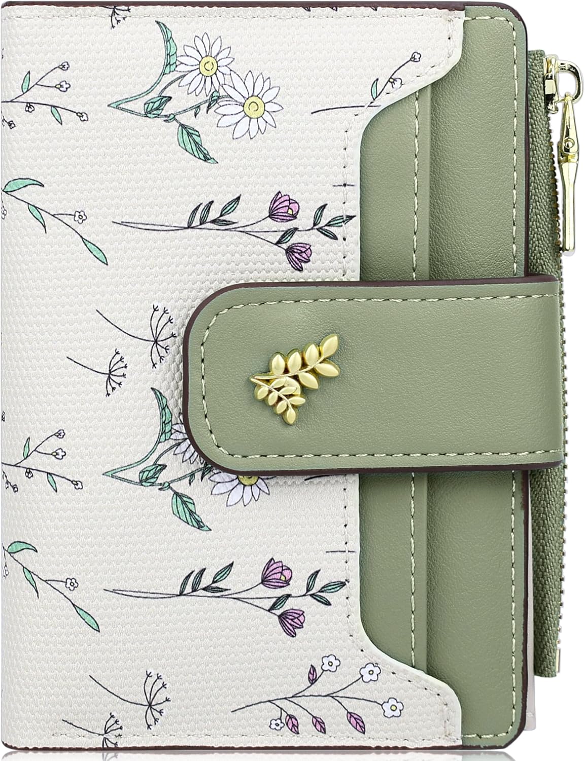 Amazon.com: Farcauo Wallet Women Small Wallets for Women Cute Green ...