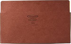 Amazon.com : Wilson Jones Red Rope File Pockets, 7 Inch Expansion, Full ...