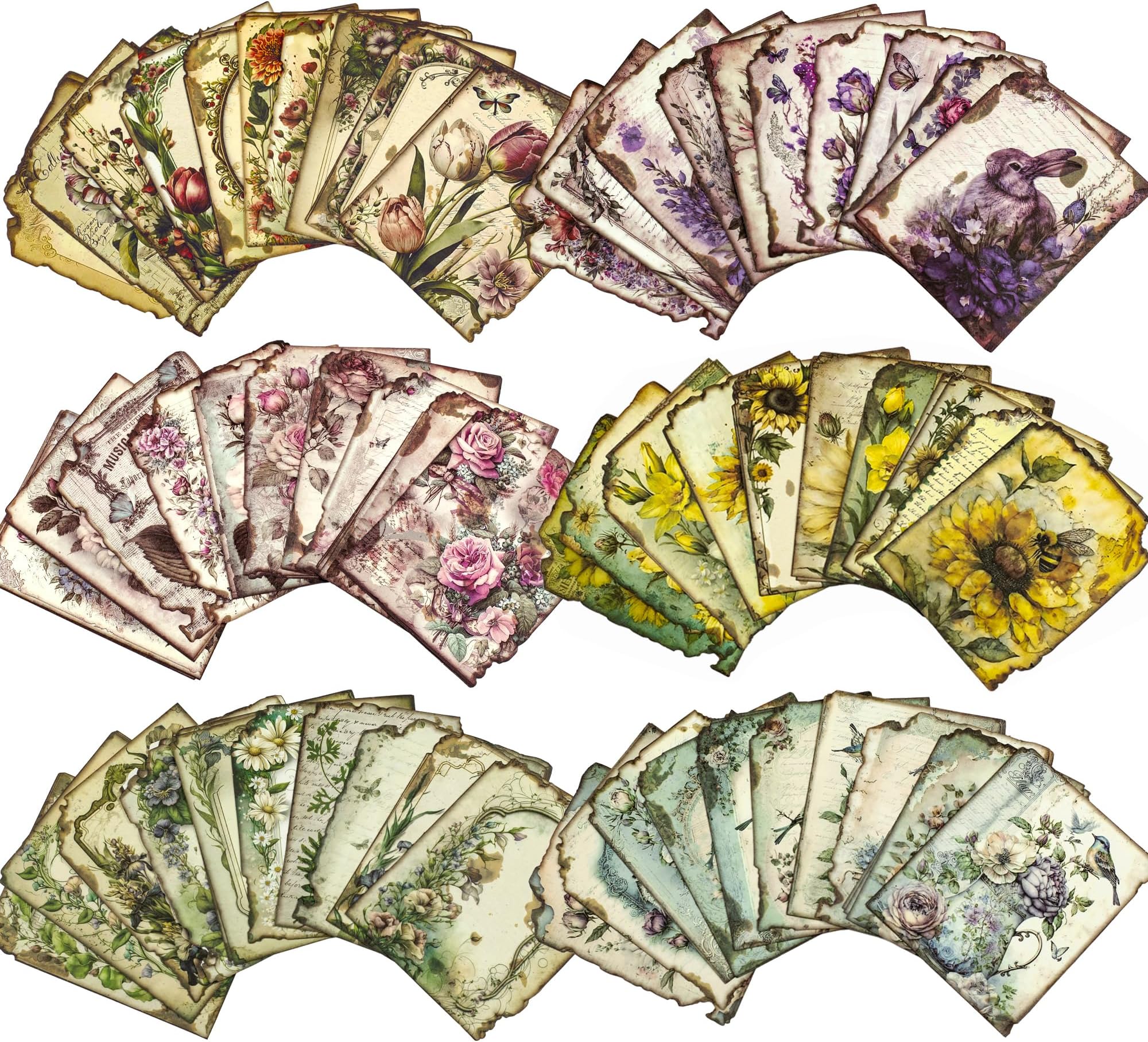 Amazon.com: 6x6” 160gsm cardstock Single Sided Scrapbooking 24 Paper ...