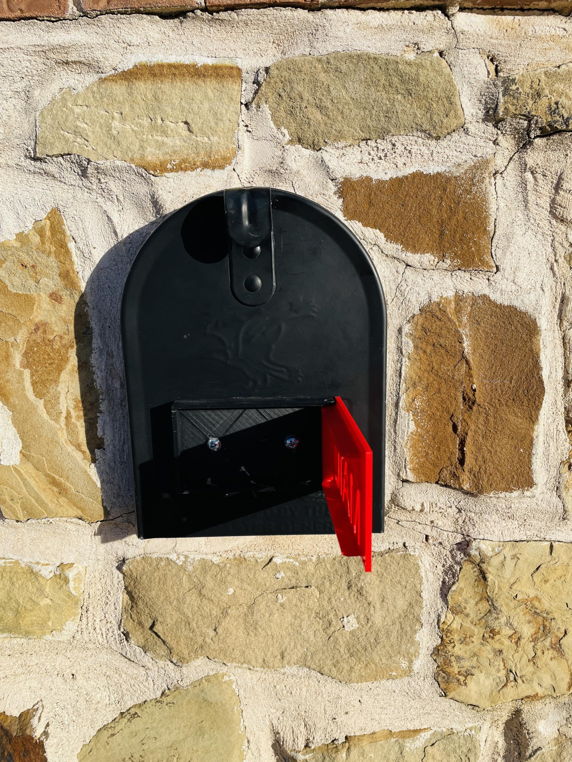 Casing Brick Mailbox Flag