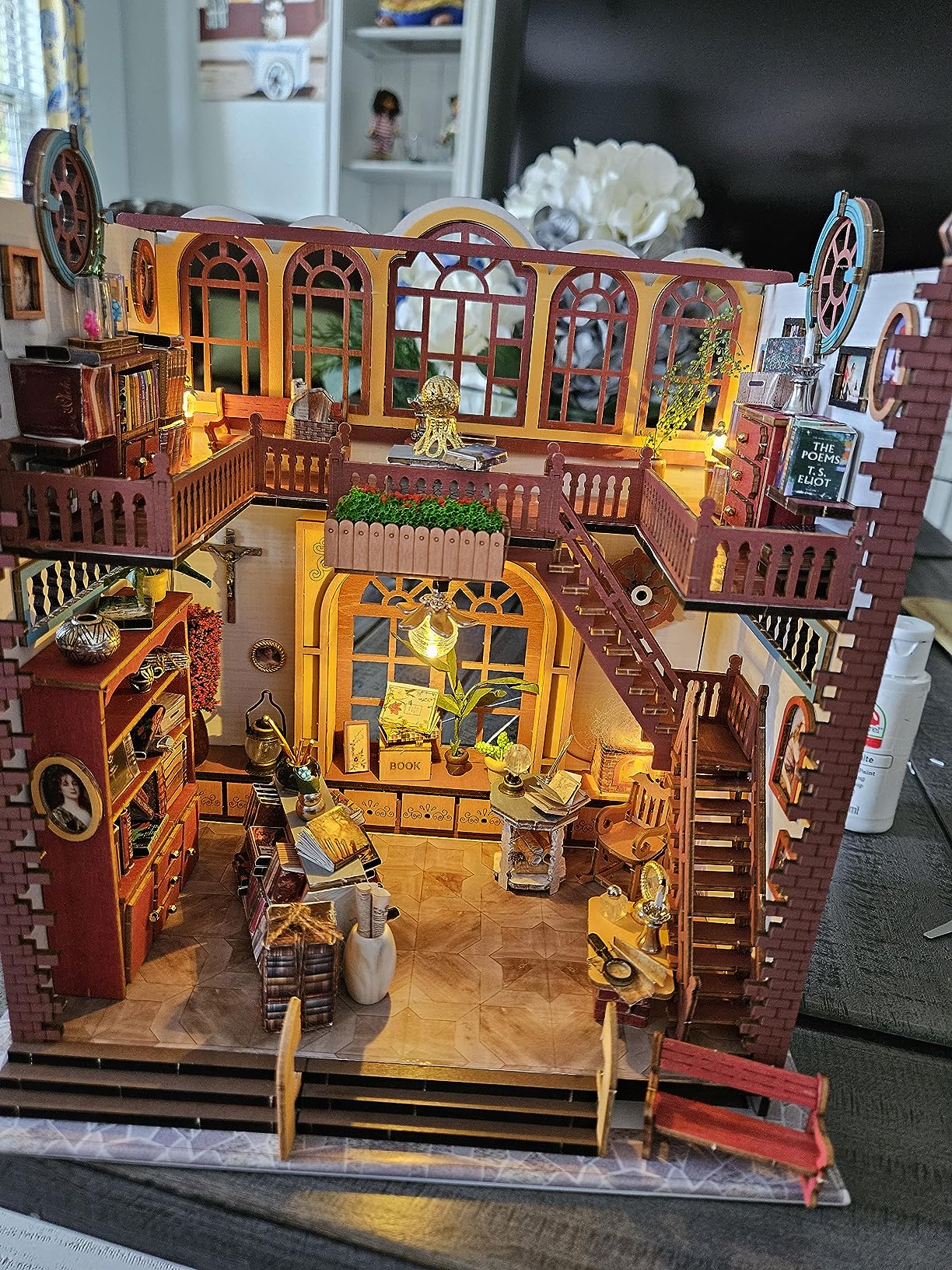 $8/mo - Finance INSGEN DIY Miniature Dollhouse Greenhouse Building Room ...