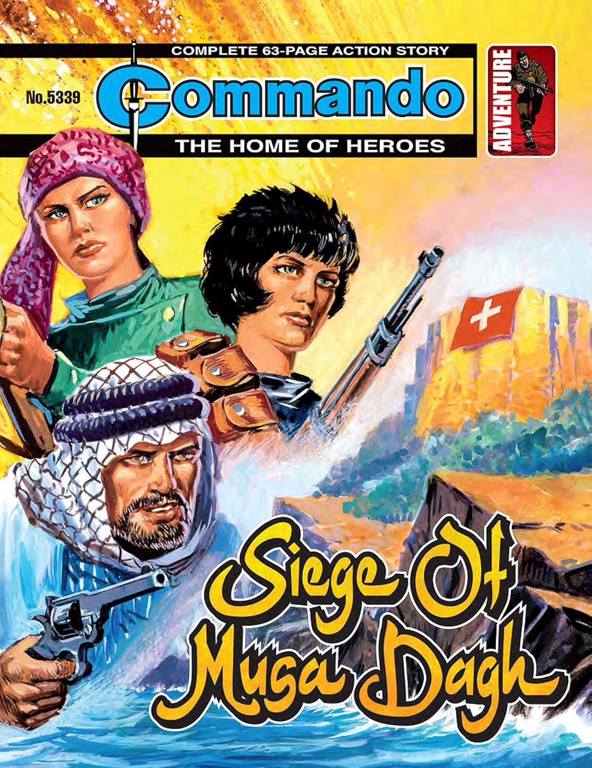 Amazon.com: Commando #5339: The Siege Of Musa Dagh eBook : Tate, R ...