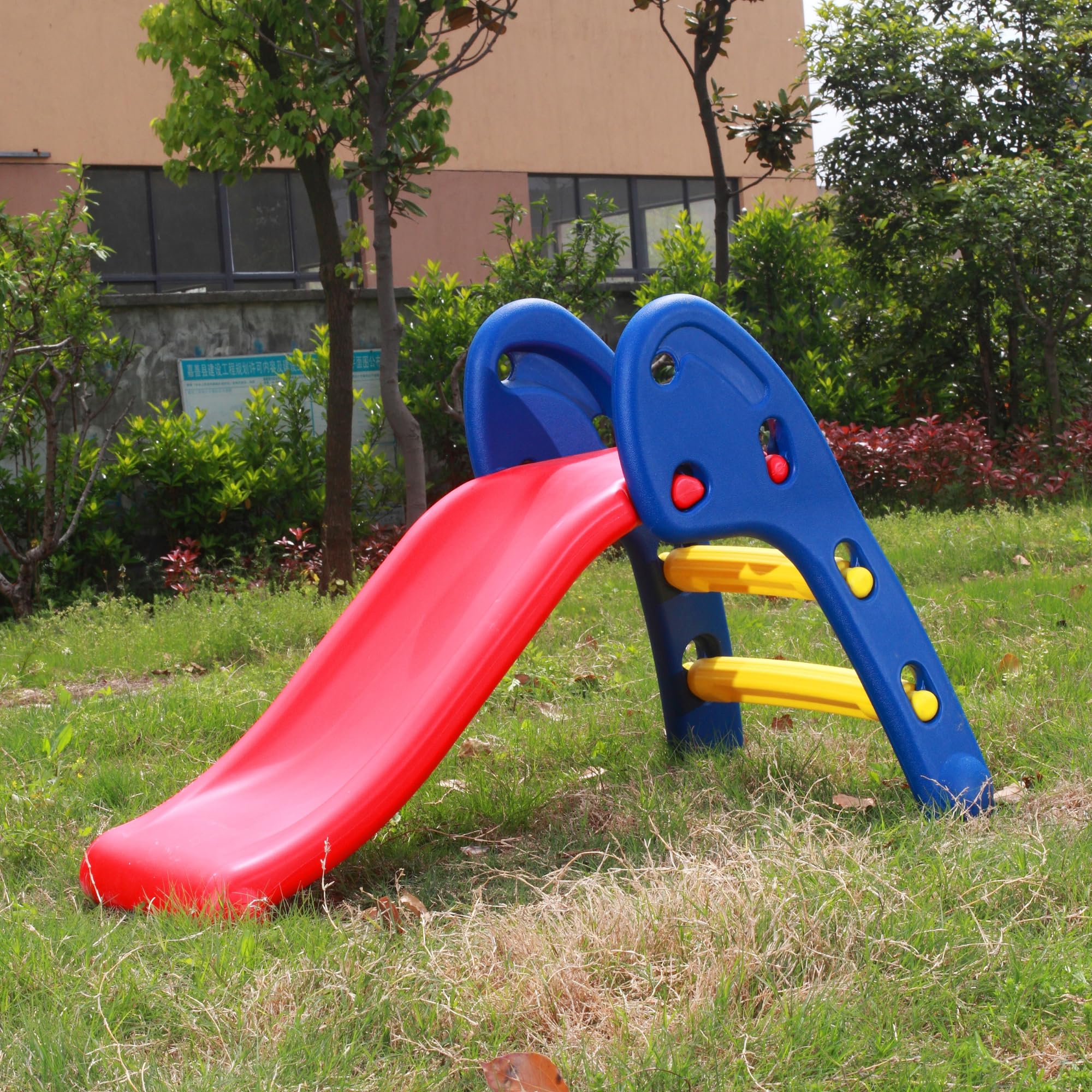 Toddler Slide for Kids, Outdoor Indoor Baby Slide, Foldable Slide ...