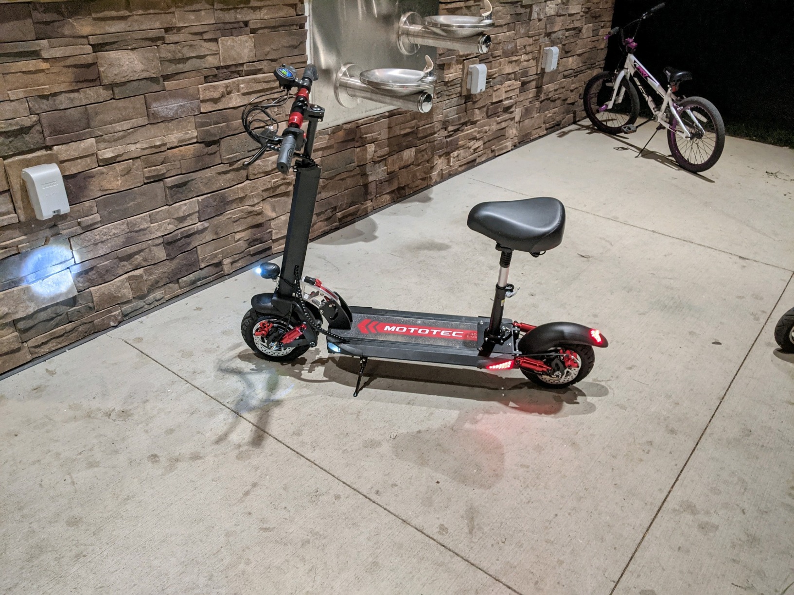 $39/mo - Finance MotoTec Thor 60v 2400w Lithium Electric Scooter Black ...