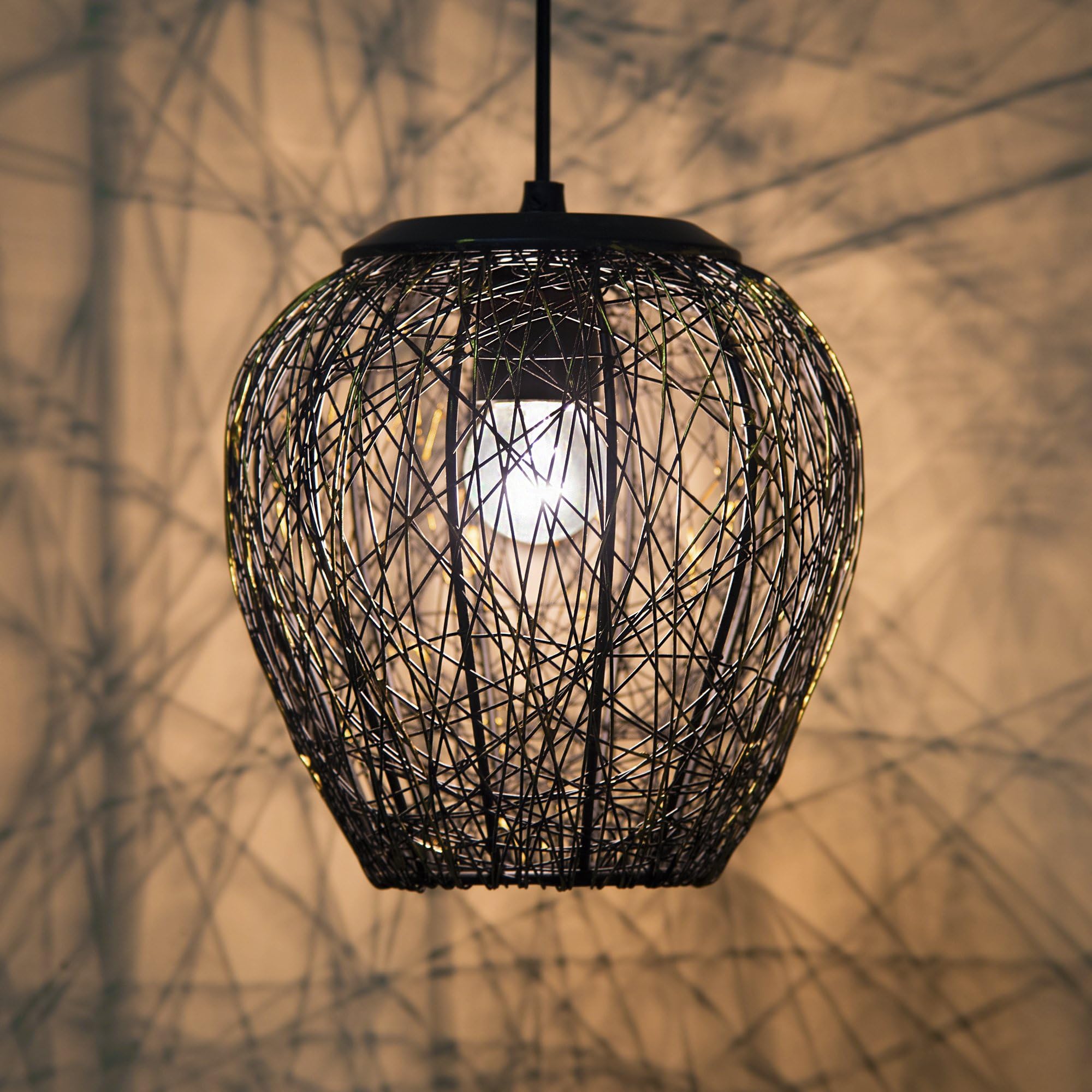 Buy Homesake Hanging Light, Home Decor Items Wire Mesh, Ceiling Light ...