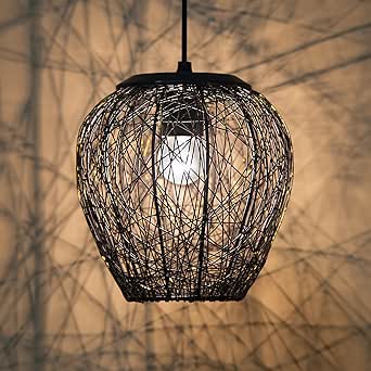 Homesake Hanging Light, Home Decor Items Wire Mesh, Ceiling Light ...