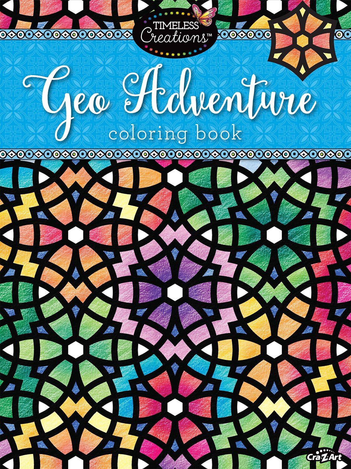 Amazon.com : Cra-Z-Art Timeless Creations Adult Coloring Books: Geo ...