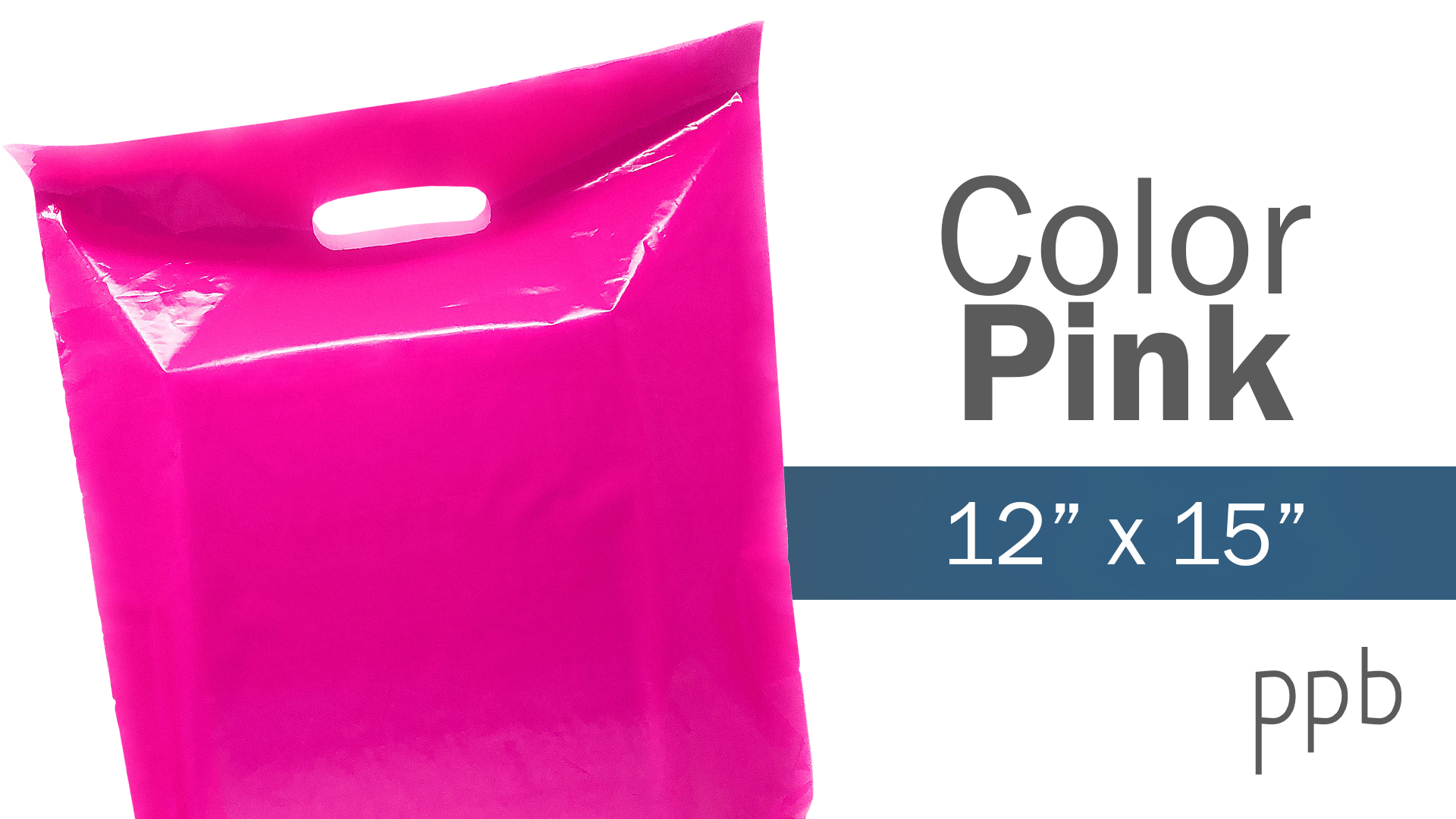 Watch Pink Plastic Bags - 100 Pack 12" x 15" with 1.5 mil Thick on ...