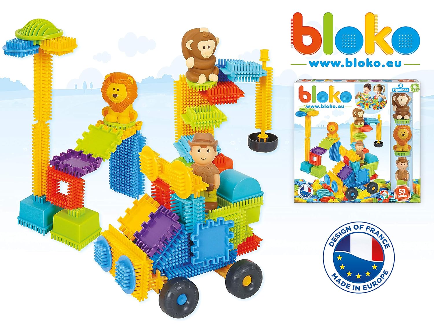 Bloko, BL503622 Bloko 3D Jungle Figure – BigaMart