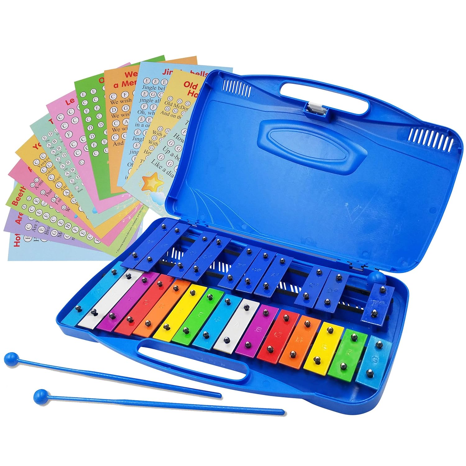 Buy Xylophone for Adults - Professional Diatonic Glockenspiel - 19 inch ...