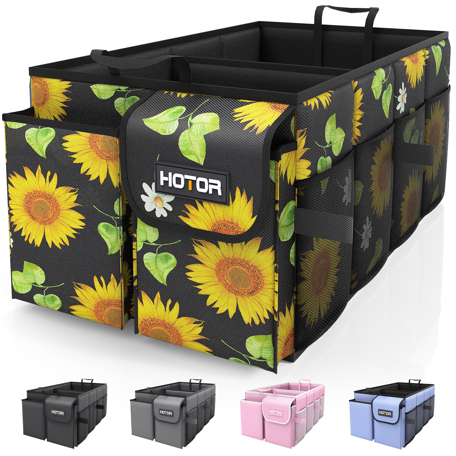 Amazon.com: HOTOR Trunk Organizer for Car - Car Organizer, Foldable ...