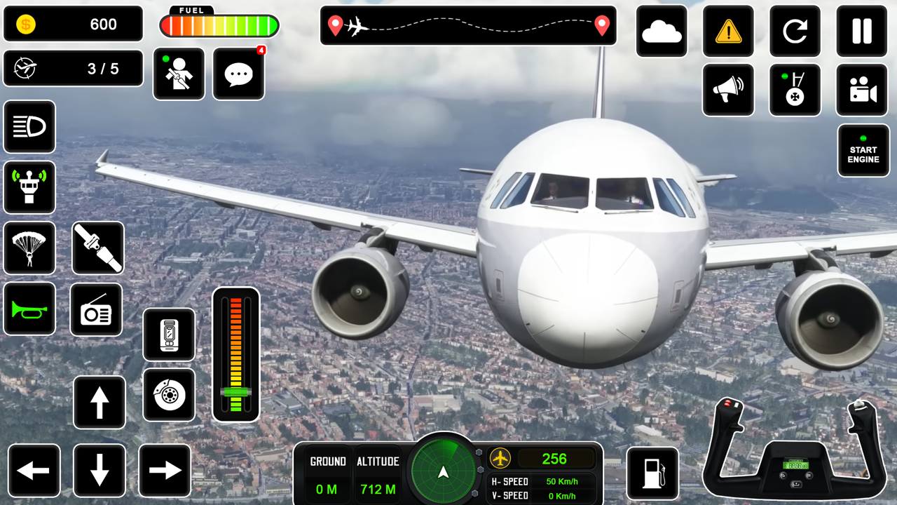 City Airplane Wash Pilot Flight Game; Real Airport Flight Simulator ...