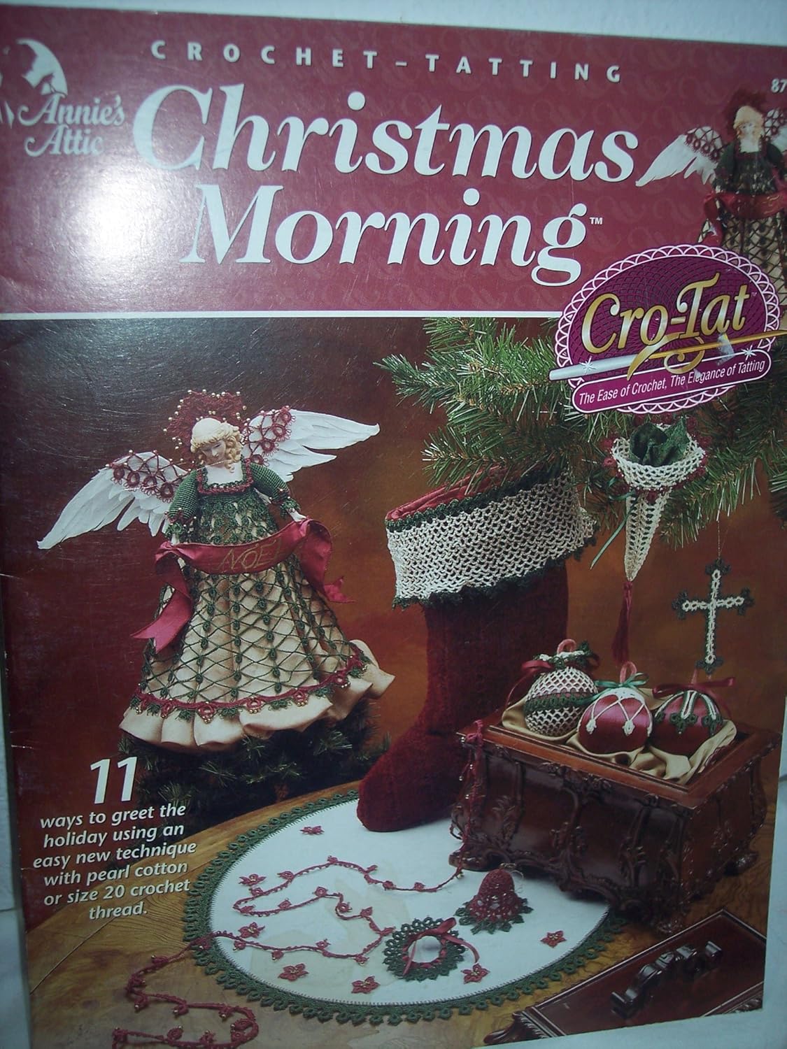 Annie's Attic Crochet -Tatting Christmas Morning Cro-tat #872812 ...