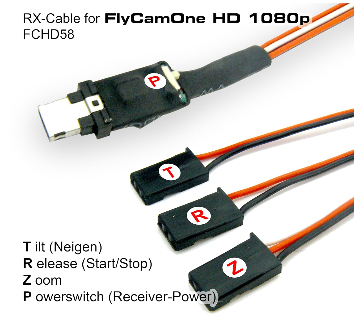 FlyCamOne HD 1080p RX- Kabel : Amazon.de: Spielzeug