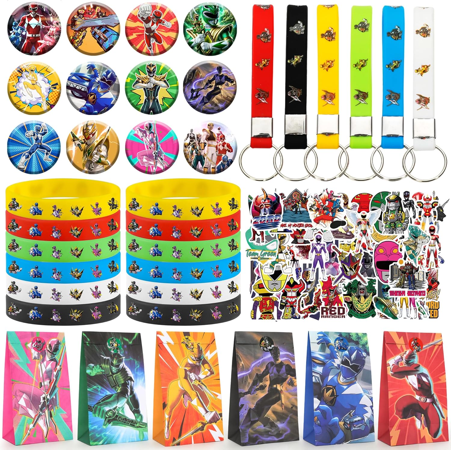Amazon.com: Nrecz 98pcs Power Theme Party Favors - Kids Birthday Party ...