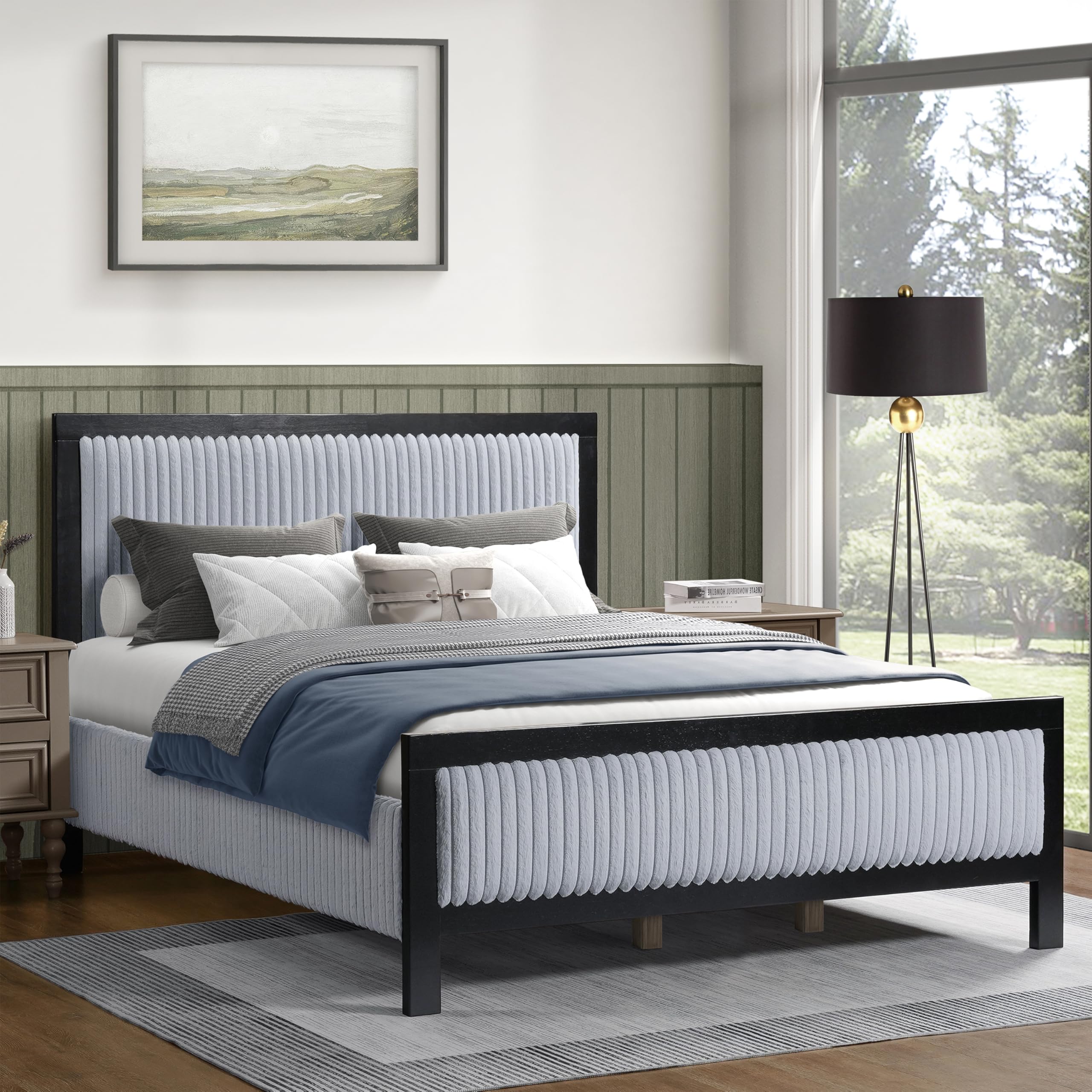 Amazon.com: Christopher Knight Home Galt King Size Wood Platform Bed ...