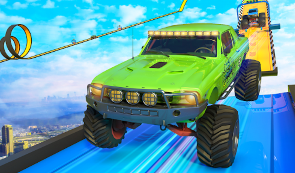 Monster Truck Mega Ramp Car Stunts Driving: Car Racing Games - App on ...