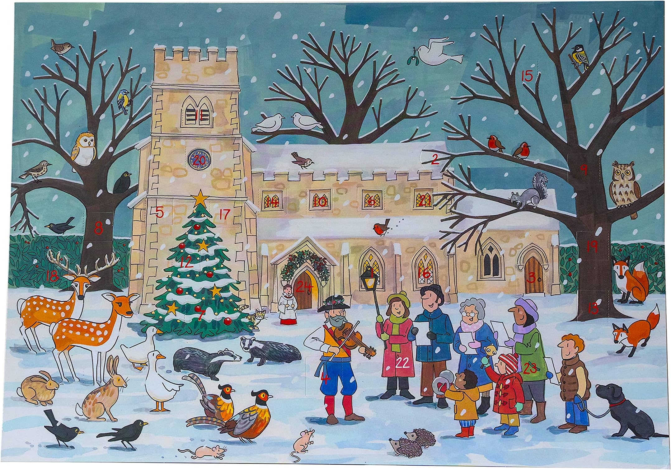 Alison Gardiner Christmas at the Palace Large A3 Traditional Festive ...