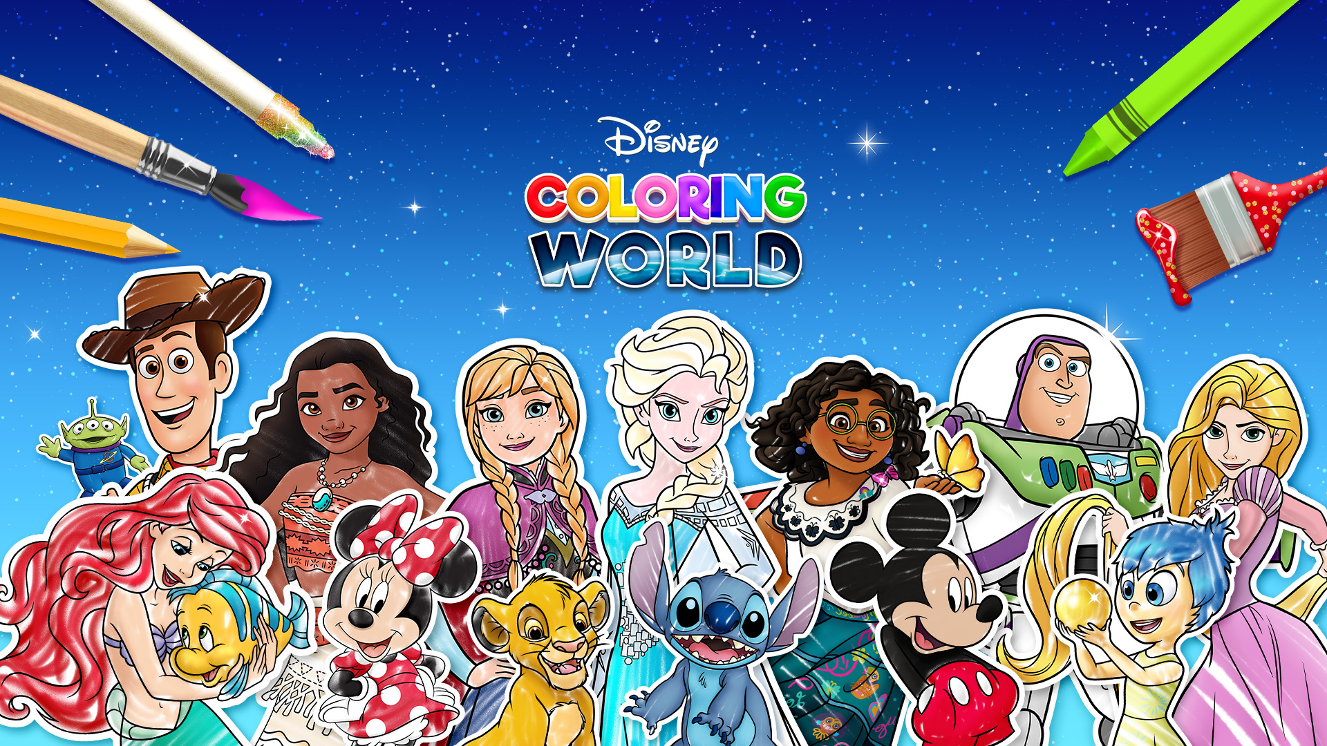 Disney Coloring World - App on Amazon Appstore