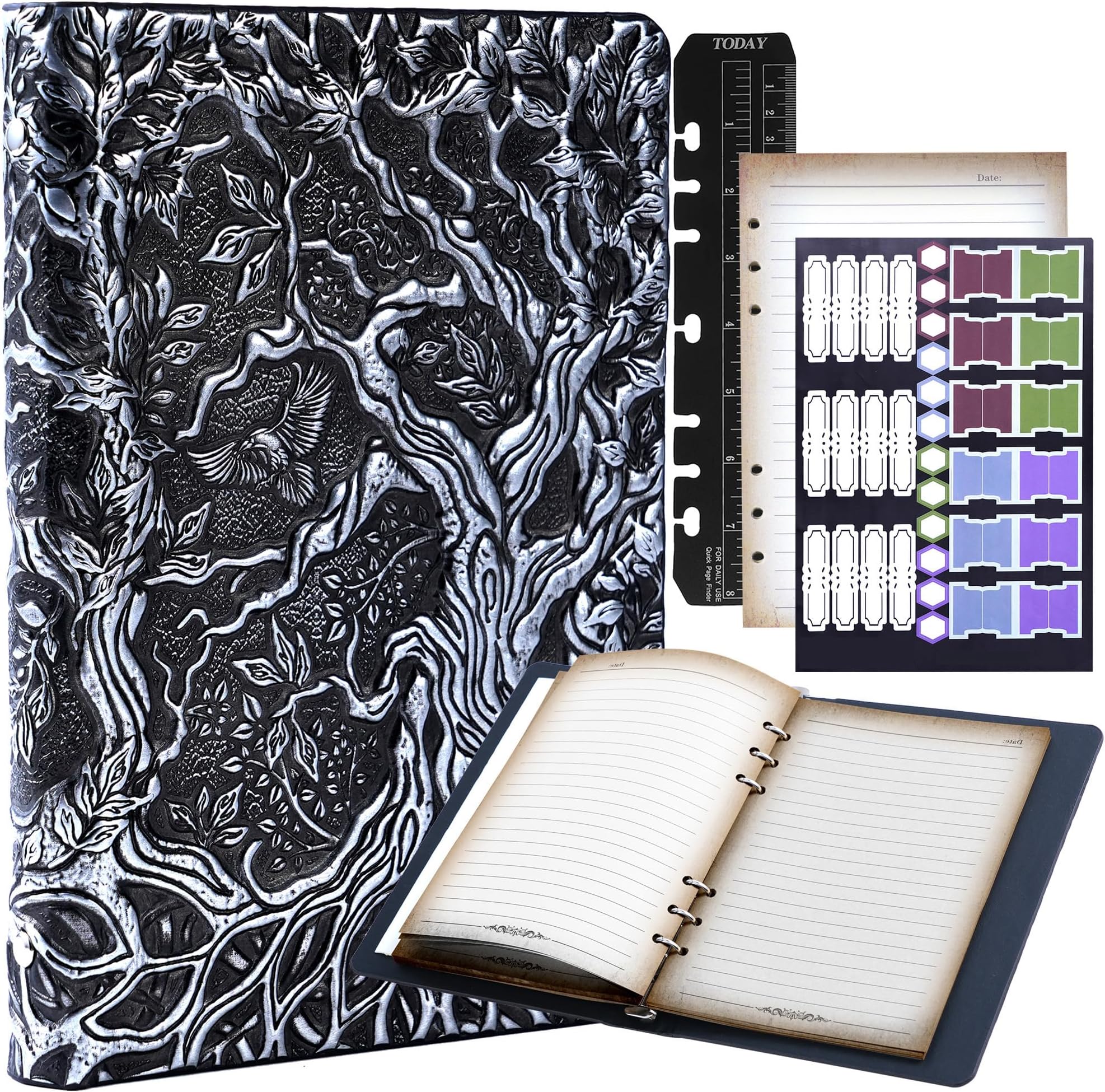 Amazon.com : DND Notebook Journal Refillable Binder - A5 Story Forge ...