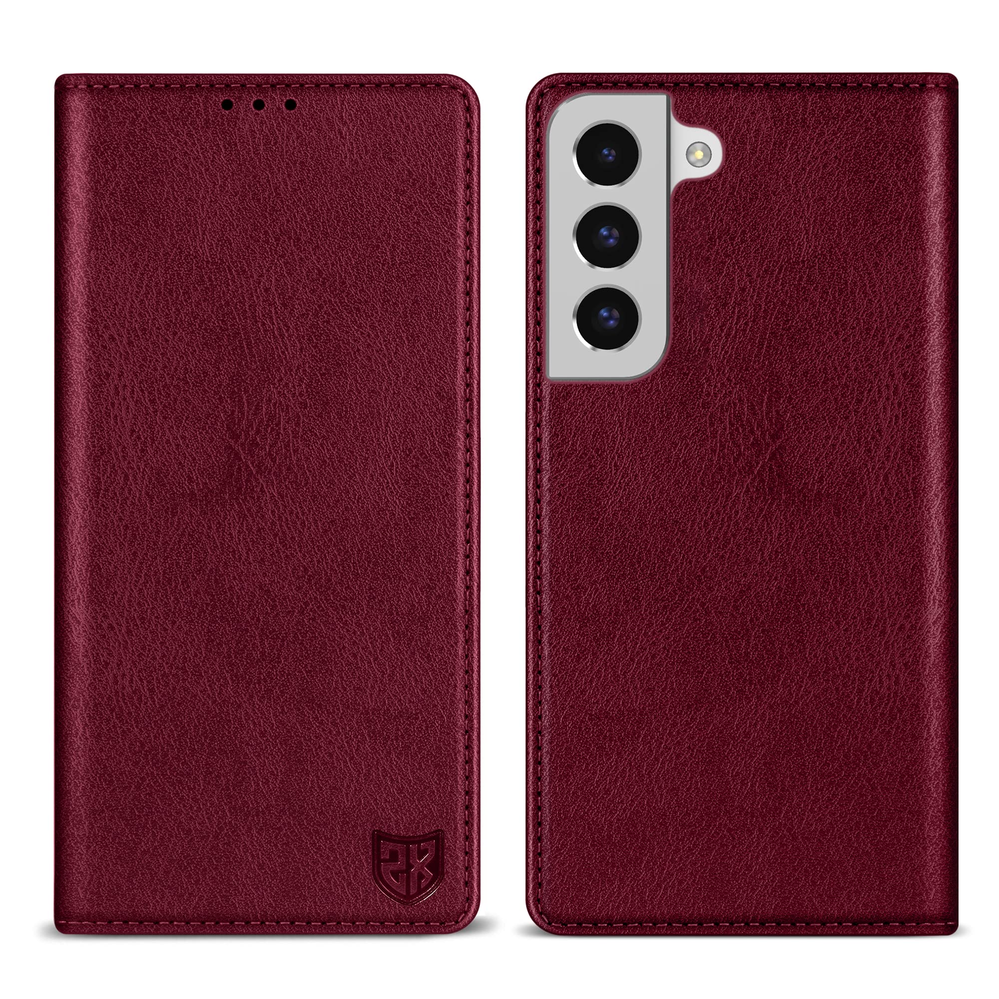 Amazon.com: ZZXX for Samsung Galaxy S22 Wallet Case with [RFID Blocking] Card Slot Stand Strong ...