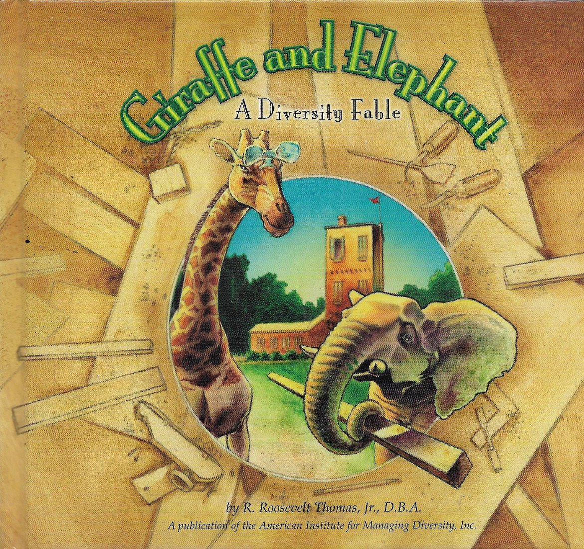 Giraffe and elephant: A diversity fable: Thomas, R. Roosevelt: Amazon ...