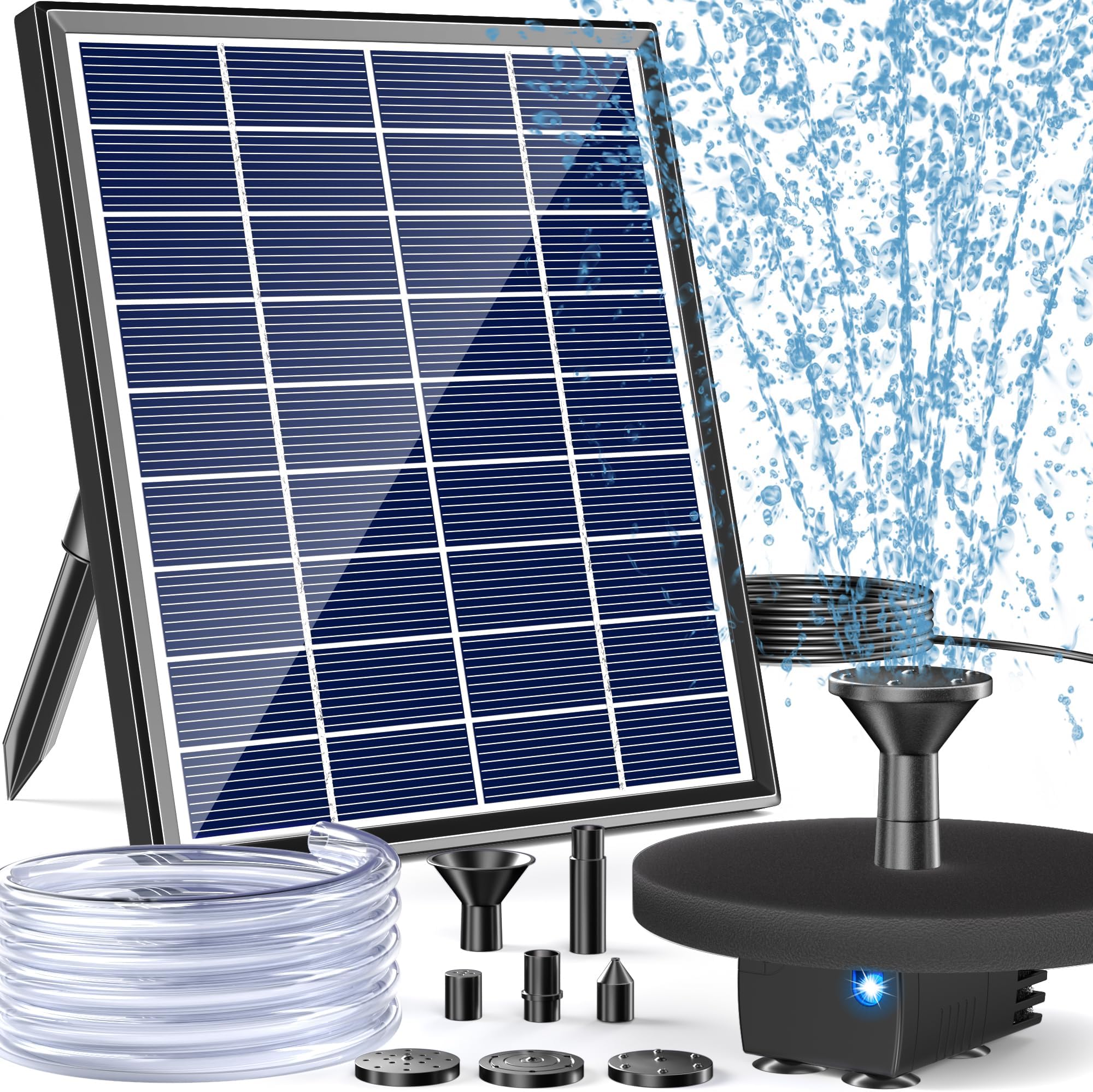 Amazon.com: Biling 7.5W Solar Water Pump Outdoor with 10 Foot Extension ...