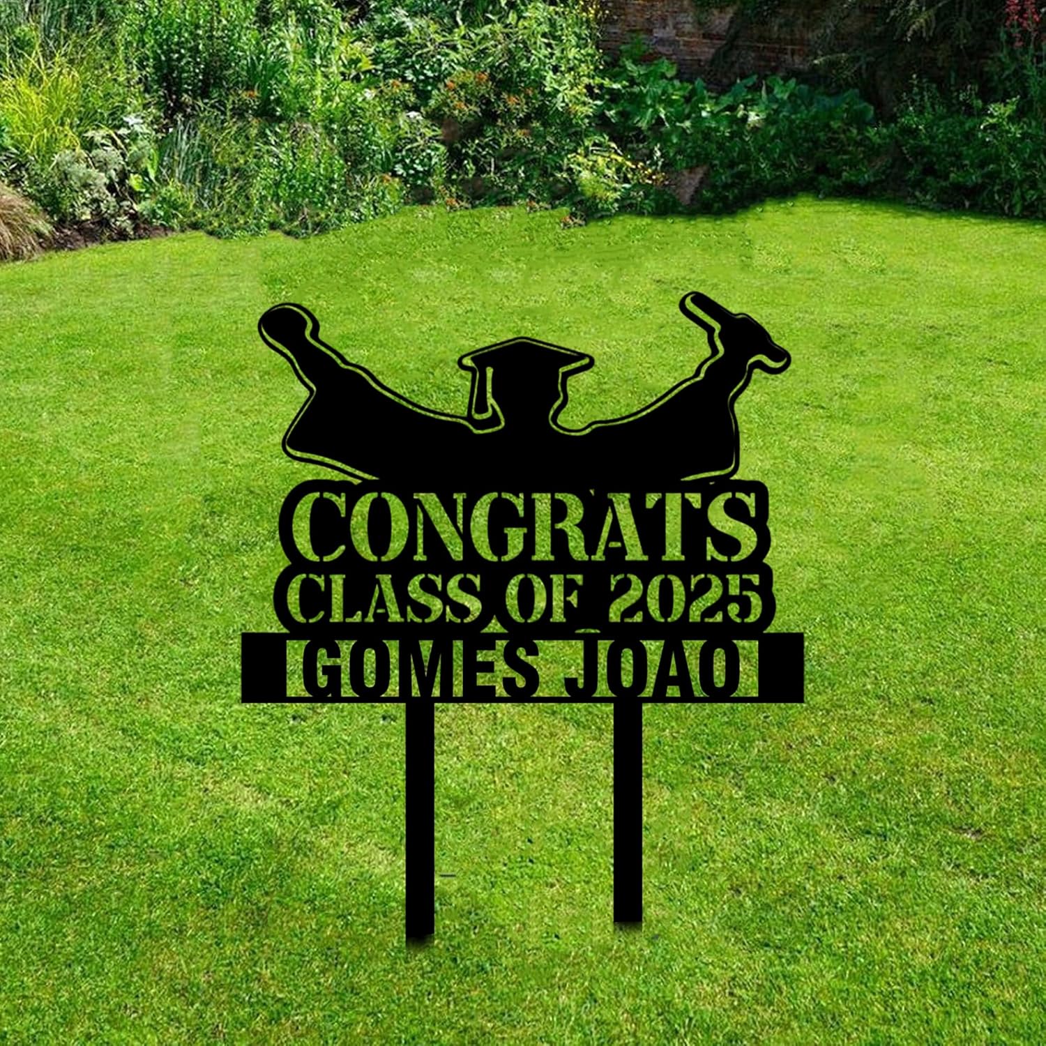Amazon.com : Personalized Metal Graduation Yard Sign, Class of 2025 ...
